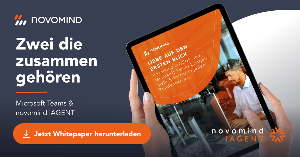 Whitepaper Customer Service, Microsoft Teams, novomind iAGENT